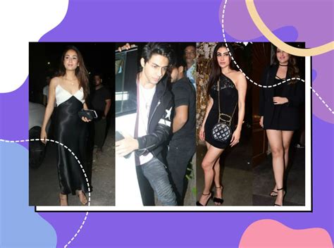 aryan khan mira rajput disha patani and more attend stylist mohit rai s