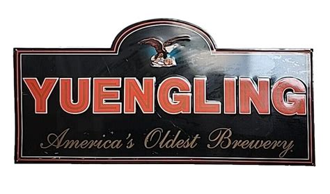 Yuengling Americas Oldest Brewery Sign 2010 Eagle Beer Bar Ebay