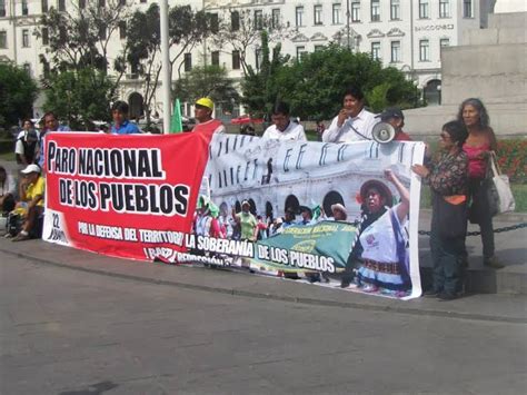 Perú Paro Nacional se hizo sentir en Puno Cajamarca Ancash y Abancay CLOC Vía Campesina
