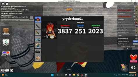 Scammer Scammed My Ice Piercer Mm2 Youtube
