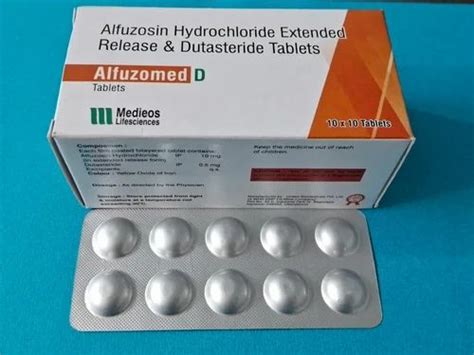 Extended Release Alfuzosin Hydrochloride And Dutasteride Tablets At ₹ 375 Stripe