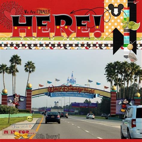 Finally Here Mousescrappers Disney Scrapbooking Gallery Disney
