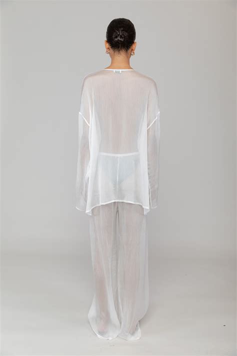 Leset Celia Collarless Button Down Finlay Notman The Fna Group