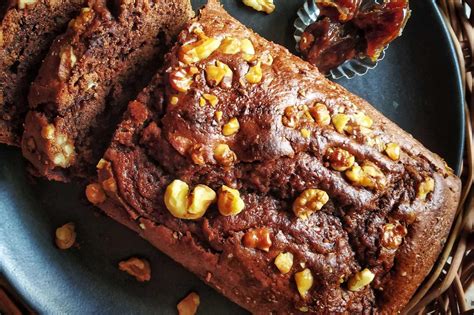 British Date And Walnut Loaf Cake Recipe Dirty Dishes Messy Kisses
