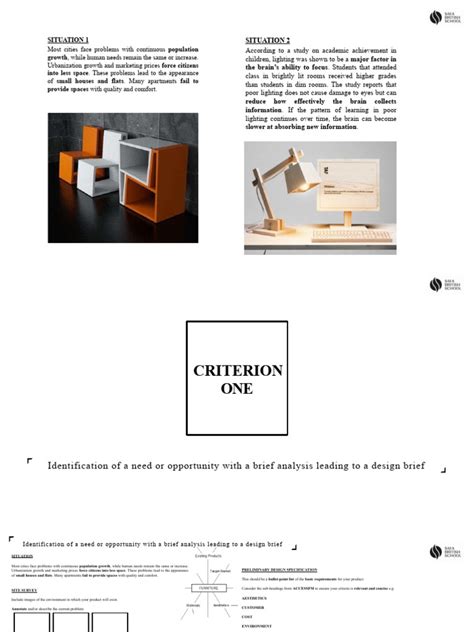 Igcse Dt Criterion 1 Identify Pdf Lighting Urbanization
