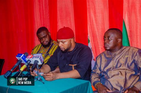 Breaking Pdp Slam Uzodinma For Power Outage Stand Firm With Imo