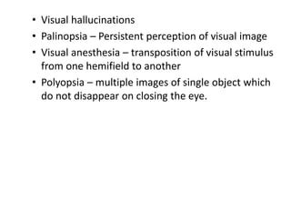 Visual Pathway And Optic Nerve Tumours Pptx