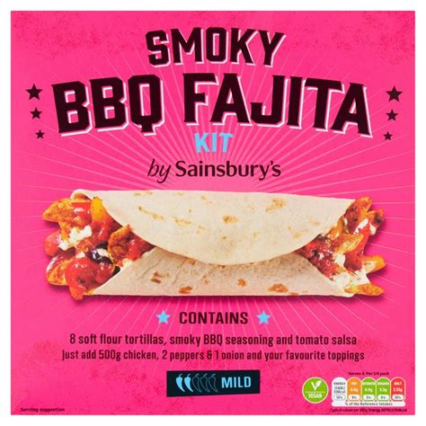 Old El Paso Mexican Original Smoky Bbq Fajita Kit 500g Uk