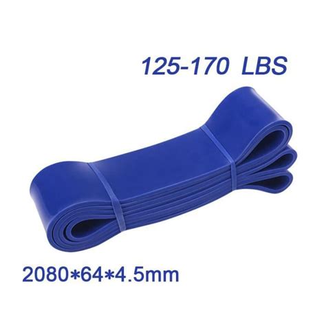 Elastique musculation Bande de résistance en caoutchouc Portable