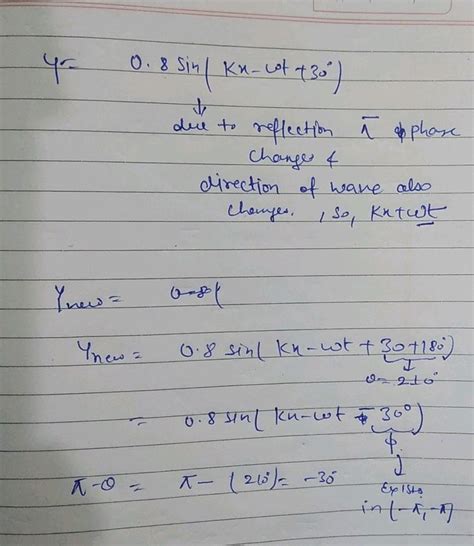 a wave travels on a light string the equation of the wave is y a sin