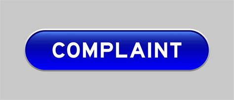 Blue Color Capsule Shape Button With Word Vector Image