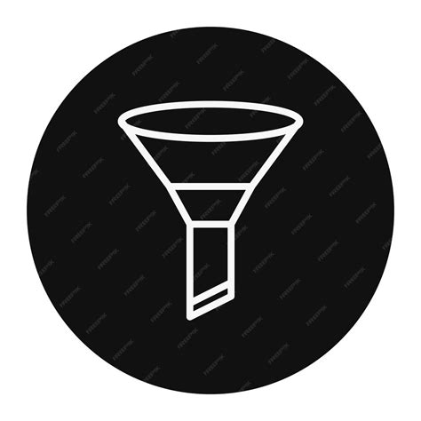Premium Vector Funnel Vector Illustration