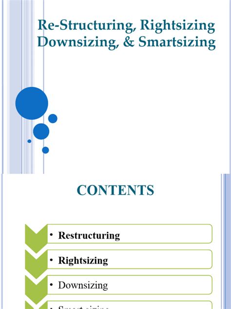 Module 1 Restructuring And Rightsizing Pdf Layoff Business Economics