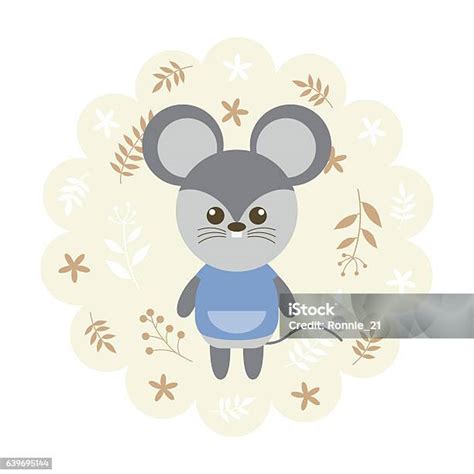 Tikus Tikus Ilustrasi Vektor Kartun Maskot Desain Lucu Dan Indah