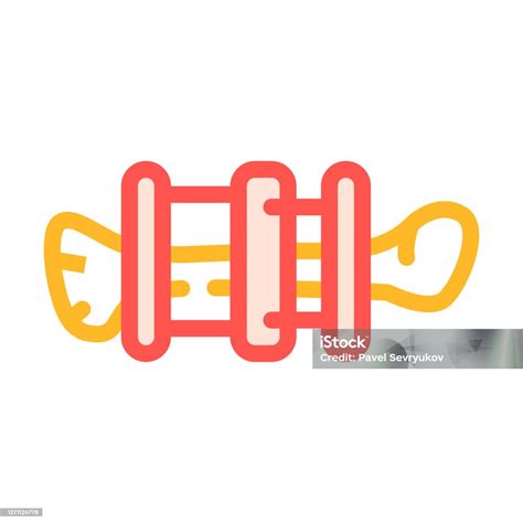 일리자로프 장치 컬러 아이콘 벡터 격리 일러스트레이션 건강관리와 의술에 대한 스톡 벡터 아트 및 기타 이미지 건강관리와 의술