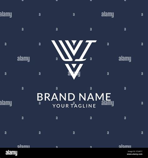 Ui Triangle Monogram Logo Design Ideas Creative Initial Letter Logo With Triangular Shape Logo
