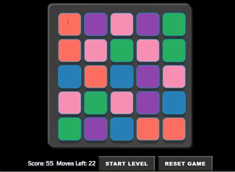 Match Color Game Using Html And Css In Vanillajs With Source Code Sourcecodester