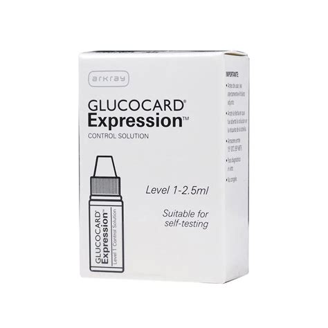 GLUCOCARD Expression Control Solution Level 1 – Shar's Medical Supplies