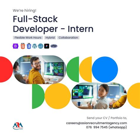 Hiring Fullstackdeveloper Internship Careeropportunity