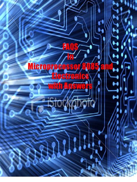 Answers Of Microprocessor 8085 And Electronics Faq Pdf Ebcdic Electronic Filter