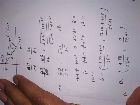 a 4 0 b 0 3 c 6 1 be vertices of a triangle a b c slope of