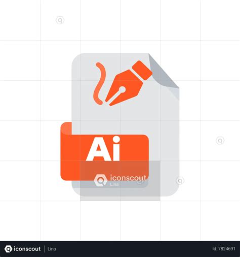 Ai File Document Logo Animated Icon Download In Json Lottie Or Mp4 Format