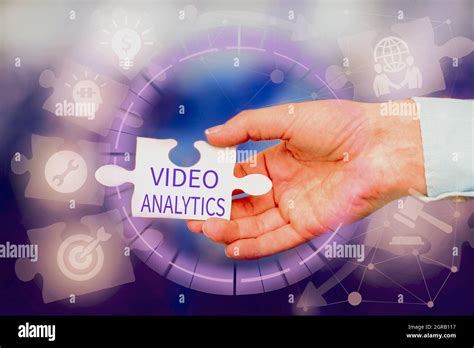 Conceptual Display Video Analytics Conceptual Photo Analyzing Video To Detect And Determine