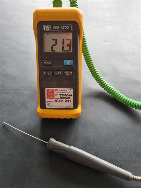 Used Pro Rs51 Digital Thermometer K Type Input Uk