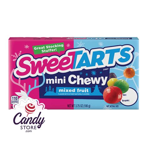 Sweetarts Christmas Mini Chewy 375oz Theater Boxes 12ct