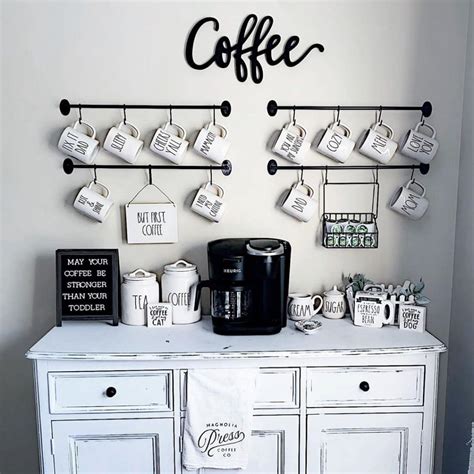 40 Creative And Inviting Coffee Bar Decor Ideas
