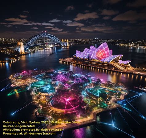 Drone Show Vivid Sydney 2024 Dixie Madlen