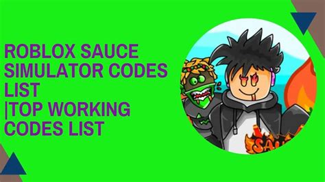 Roblox Sauce Simulator Codes List | Top Working Codes List [2022] in ...
