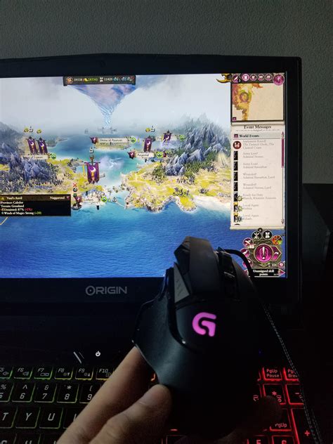 When You Play Warhammer 2 With The Logitech G502 Mouse The Light