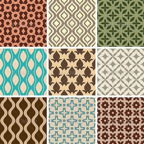 Abstract Vector Seamless Patterns