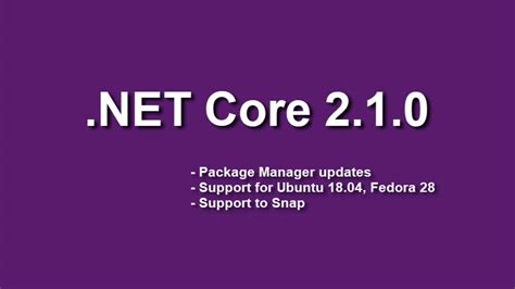Net Core 210 Sdk Is Now Available For Download