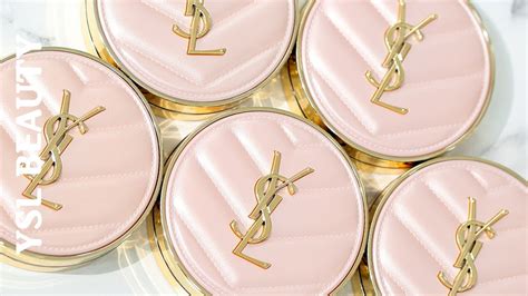 [제품협찬]입생로랑뷰티💖 신상 메쉬 핑크쿠션 전색상발색 뚜쉬 에끌라 Yslbeauty Mesh Pink Cushion [헮tv