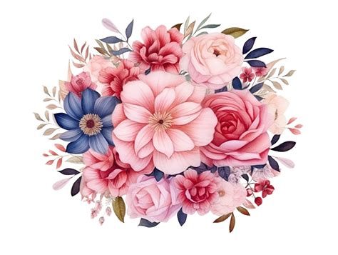 colección de acuarela floral preparativos para saludo tarjetas