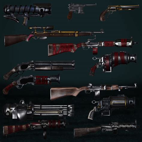 Bioshock Inifinite Weapons By Armachamcorp On Deviantart