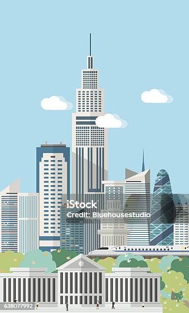Smart City Skyline Vector Illustration向量圖形及更多人圖片 人 信息圖形 商務 Istock