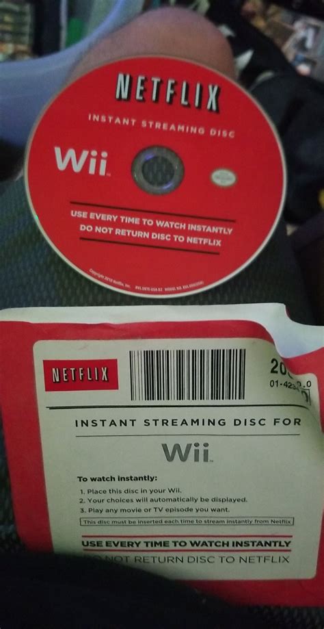 Came Across A Wii Netflix Cd While Packing For A Move Rmildlyinteresting