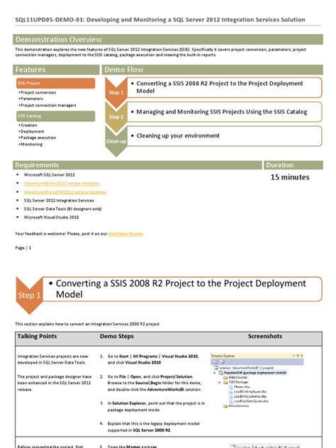 Sql11upd05 Demo 01 Microsoft Sql Server Parameter Computer Programming