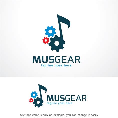 Musique Logo Template Design Vector Illustration De Vecteur