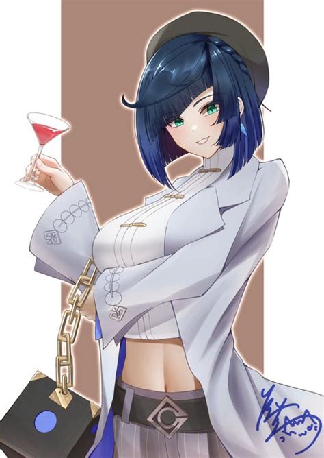 「イェラン夜蘭原神」の画像イラストファンアート新着｜rtandfav50