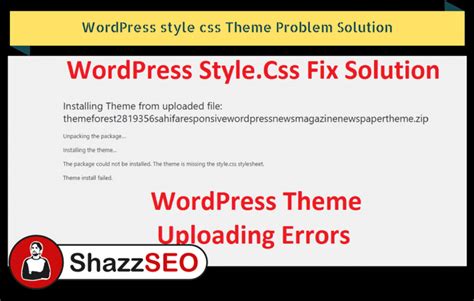 WordPress Style Css Theme Problem Solution In 2025