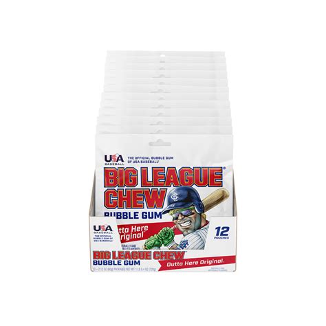 Big League Chew Original Bubble Gum Us Foods Chefstore