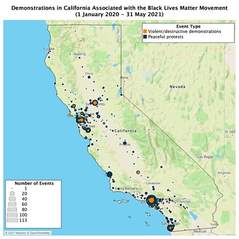 Blm State Spotlight California Acled