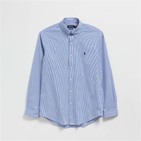 폴로 랄프 로렌 폴로 롱슬리브 포플린 셔츠 Blue 위시버킷