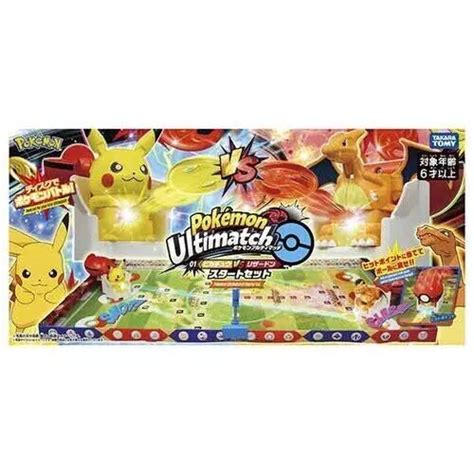 Pokemon Ultimatch 01 Pikachu Vs Charizard Start Set Takara Tomy Battle