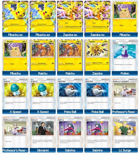 Pikachu Ex Deck Best Electric Deck For Pokemon Tcg Pocket