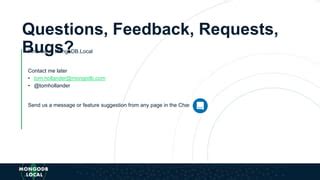 MongoDB Local Sydney Bringing Data To Life With MongoDB Charts PPT